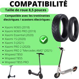 Pneu + chambre a air pour Trottinette Xiaomi M365 M365 PRO Essential Wispeed T855 T850 - 8,5 ...