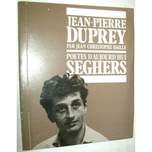 Poetes D'aujourd'hui N 212 Jean Pierre Duprey | Rakuten