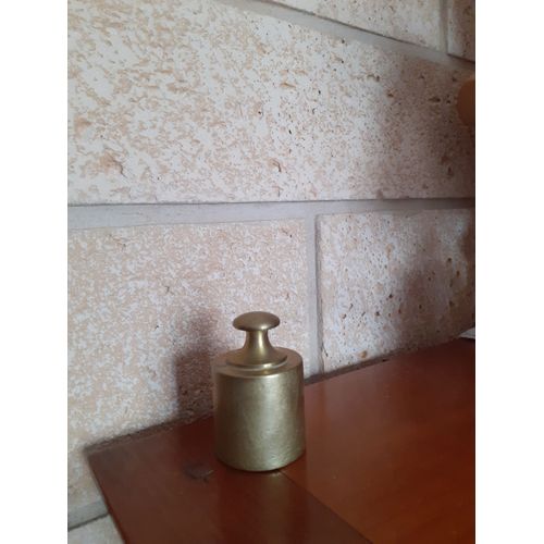 Poids Ancien En Laiton*500 Grammes*avec poinçons*Pour Balance Type ...