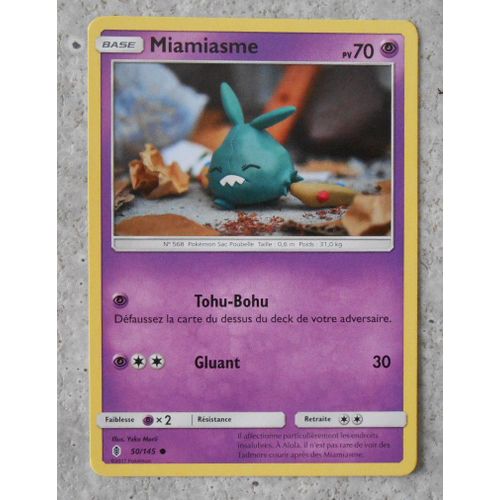 Pokémon - 50/145 - Miamiasme - SL2 - Soleil et Lune - Gardiens ...