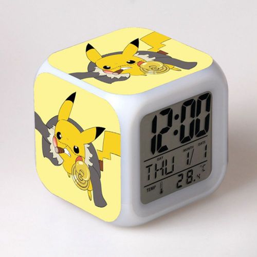 Pokemon Pikachu Alarm Clock Pikachu3 inch Small Size Mini LED Digital ...