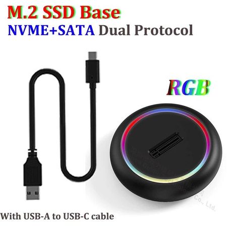 Portable USB 3.2 Gen2 10GBPS Données NVME SATA Double Protocole M.2 ...