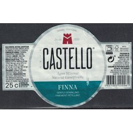 Portugal Etiquette Eau Minérale Naturelle gazéifiée Mineral Water Label ...