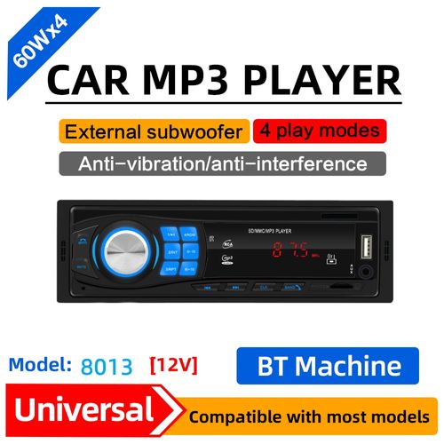 Pour8013 - Autoradio JSD 520 BT SD, lecteur MP3, Tuner FM, avec entrée AUX, fonction de ...