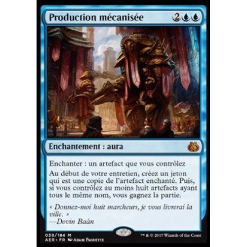 Production mécanisée - Mechanized Production - magic mtg - La révolte ...
