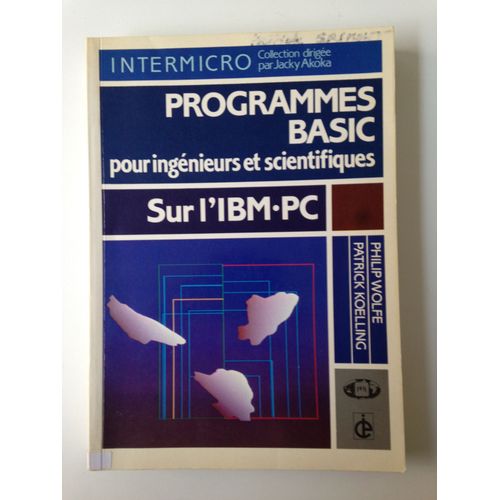 Programmes Basic pour ingénieurs et scientifiques sur l'IBM PC | Rakuten