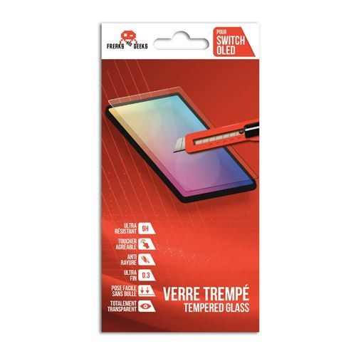 PROTECTION D ?CRAN EN VERRE TREMP? POUR NINTENDO SWITCH OLED FREAKS AND GEEKS TRANSPARENT | Rakuten