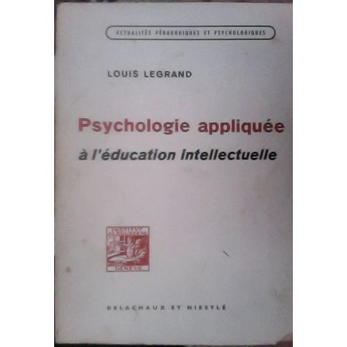 Psychologie appliquée à l'éducation intellectuelle | Rakuten