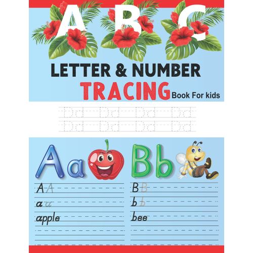 Tracing Letters And Numbers: Letter And Number Tracing Book, Practice ...