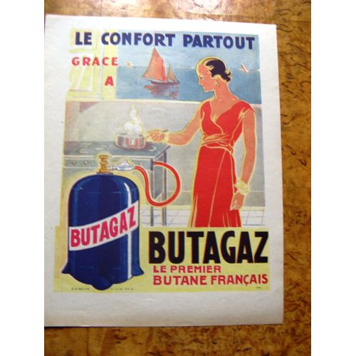 Publicité Butagaz 1934 - Objets à collectionner | Rakuten