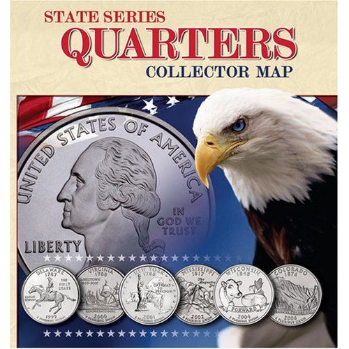 State Series Quarter Collector Map - livre langue etrangere | Rakuten