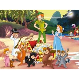 Puzzle Peter Pan Avec Wendy Et Les enfants Perdus Avec le Tr?sor Du Capitaine Crochet - 500 ...