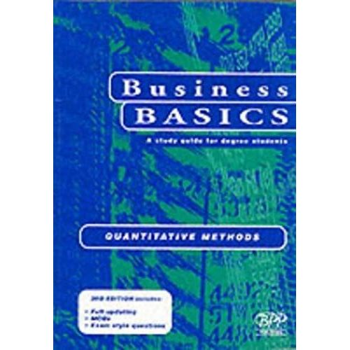 Quantitative Methods (business Basics) | Rakuten