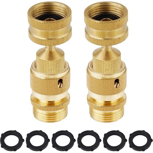 Raccords Rapides pour Tuyau d'arrosage, Tuyau d'arrosage GHT Femelle et mâle 3/4 Pouce, raccords ...