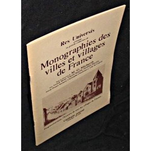 Res Universis présente sa grande collection de Monographies des villes ...