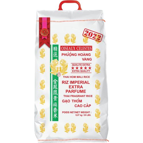 Riz Long de Thaïlande extra parfumé Oiseaux Célestes Récolte 2022 20KG ...