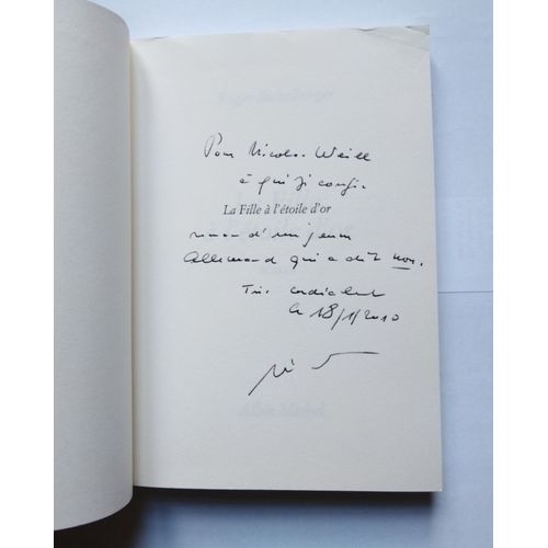Roger Bichelberger La fille à l étoile d'or Avec un envoi autographe ...