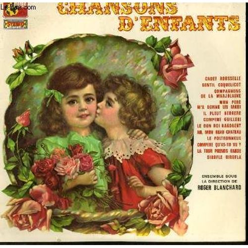 Disque Vinyle 33t Chansons D'enfants / Cadet Rousselle / Gentil ...