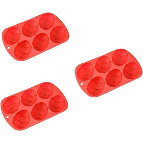 Rouge 3 Pièces gateau aux oeufs de paques moule gateau paques moule a ...