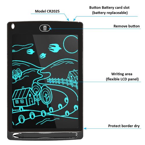 Rouge Tablette d'écriture pour enfants, planche à dessin, Graffiti ...