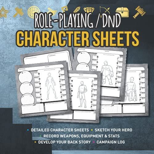 RPG / DnD CHARACTER SHEETS: Gaming character design sheets (RPG/DnD ...
