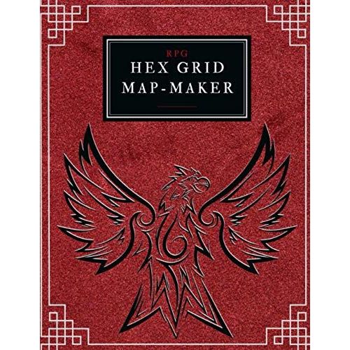 RPG Hex Grid Map-Maker (SMALL): 200 pages of hex-grid map paper to ...