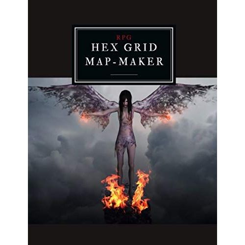 RPG Hex Grid Map-Maker (SMALL): 200 pages of hex-grid map paper to ...