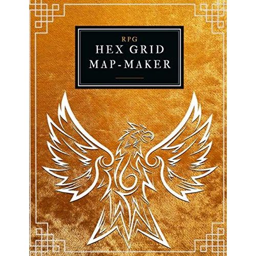 Rpg Hex Grid Map-maker (small): 200 Pages Of Hex-grid Map Paper To ...