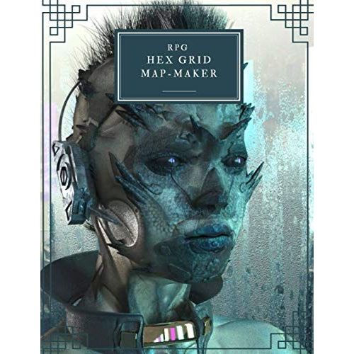 RPG Hex Grid Map-Maker (SMALL): 200 pages of hex-grid map paper to ...