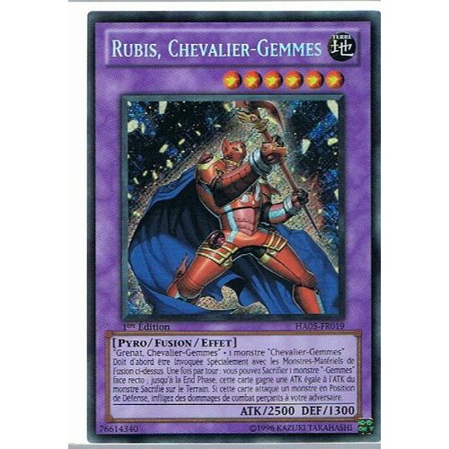 Rubis chevalier gemmes (Gem-Knight Ruby) Yu Gi Oh ST HA05-FR019 | Rakuten