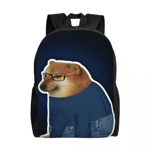 Sac à dos de voyage humoristique avec motif de chien Cheems pour femme ...