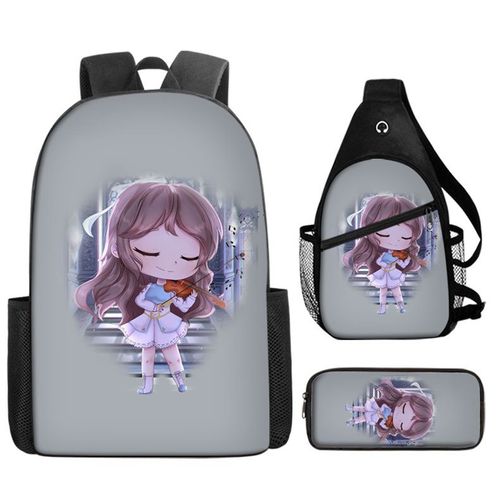 Sacs à Dos pour Enfant, Gacha Life Light Units Imprimé 3D Animé Sacs ...