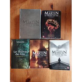 Saga complète Le Trône de Fer - Georges R.R. Martin - Intégrales tomes 1 2 3 4 5 + Coffret ...