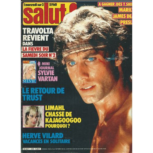 Salut 14/09/1983 travolta, sylvie vartan, trust, kajagoogoo, limahl ...