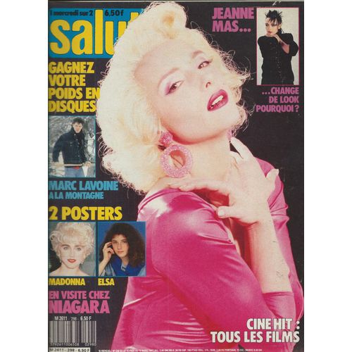 Salut 25/02/1987 jeanne mas, marc lavoine, madonna, elsa, niagara ...