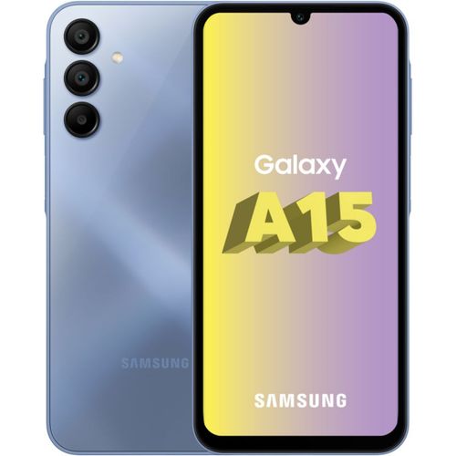 Samsung Galaxy A15 4G 128 Go Bleu - Téléphones mobiles | Rakuten