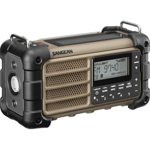 Sangean MMR-99 D?sert (MF, AM, FM, VHF, Bluetooth), Radio, Marron | Rakuten