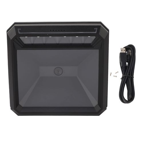 Scanner de codes-barres 2D 1D QR, mains libres, USB, lecteur ...