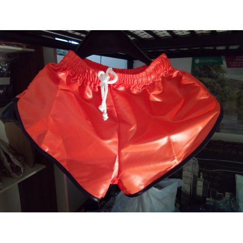 Short Nylon Polyamide Orange-Noir 2MS2 Vintage taille S+ 40 D3 30inch ...
