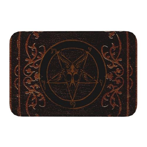 Sigil de Baphomet avant étage porte tapis d'entrée extérieur satanique ...