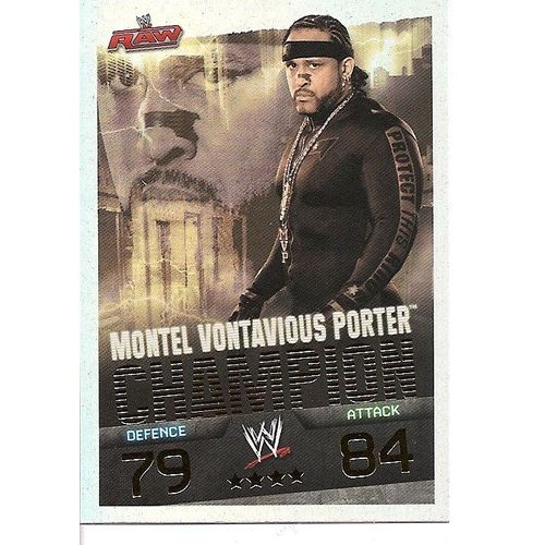 Slam Attax Evolution - MVP Montel Vontavious Porter Champion - att 84 ...