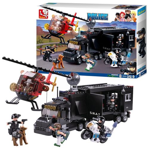 Sluban, Kit de Construction - Centre de Commande Mobile SWAT | Rakuten