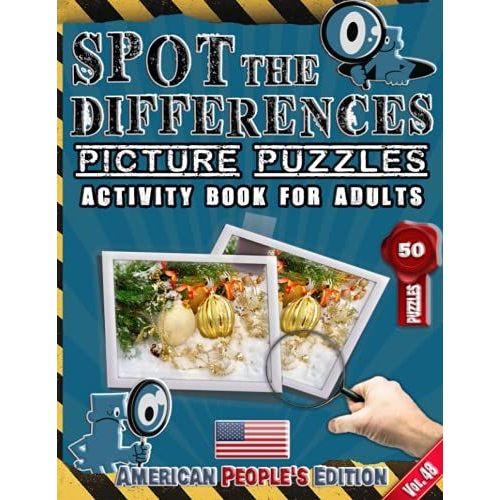 Spot the Differences : Picture Puzzles - Activity Book for Adults ...