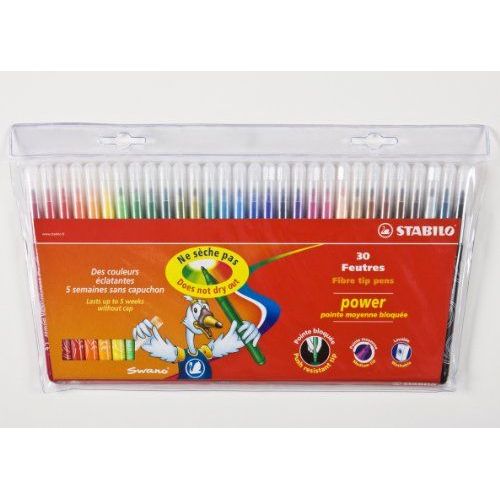 Stabilo Power Pochette souple de 30 feutres | Rakuten