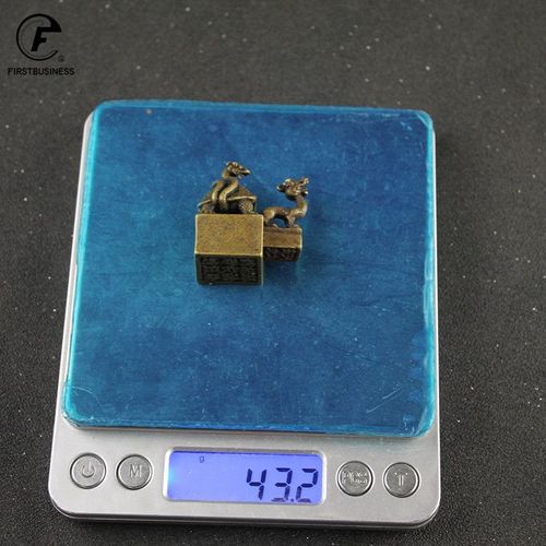 Statue de sceau de tortue de dragon de salle en bronze antique,animal ...