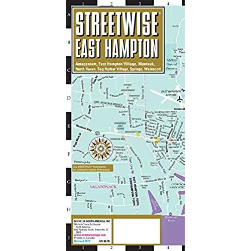 Streetwise East Hampton Map: Laminated City Map of East Hampton, New ...
