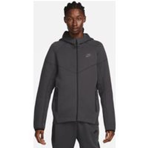 Sweat à capuche et zip Nike Sportswear Tech Fleece Windrunner pour homme - Gris | Rakuten