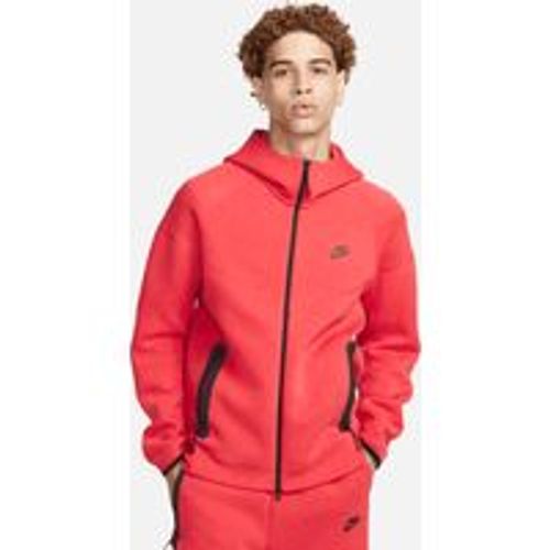 Sweat à capuche et zip Nike Sportswear Tech Fleece Windrunner pour homme - Rouge | Rakuten