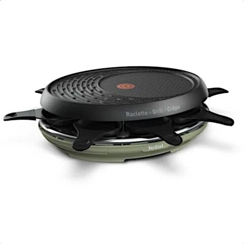 Tefal - Appareil à raclette 8 personnes 1050w + grill + crêpe re310010 ...