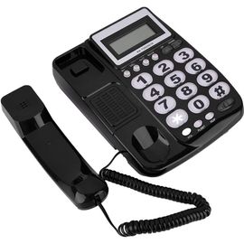 Téléphone Fixe Filaire de Bureau avec Affichage de L'identification de L'appelant, Téléphone ...